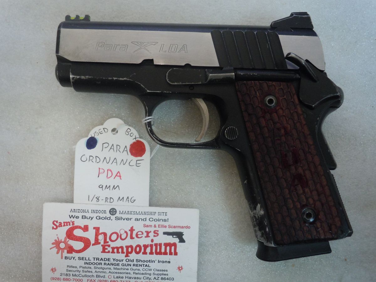 Para Ordnance Model LDA PDA Match 9mm lock, Safety, Instruction Manual ...