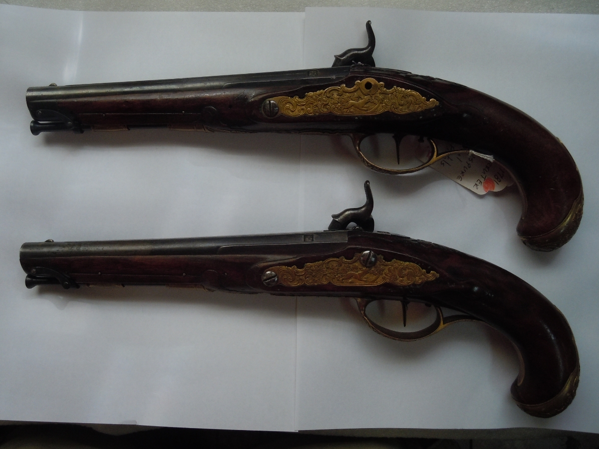 Kugenrfuter A. Regenspurg Dueling Pistols Black Powder One Works One ...