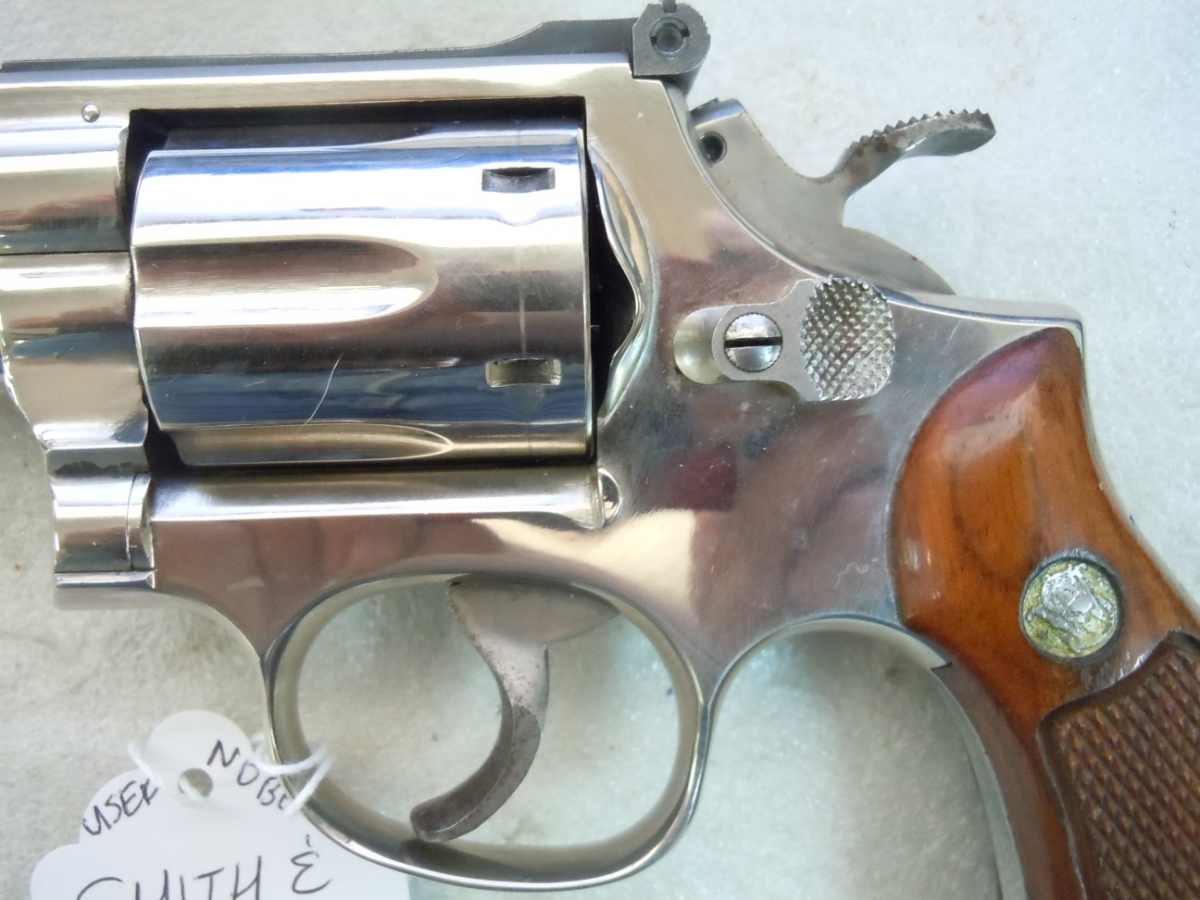 Pictures: Smith & Wesson Model 19-4 OG Round Butt, Factory Nickle ...
