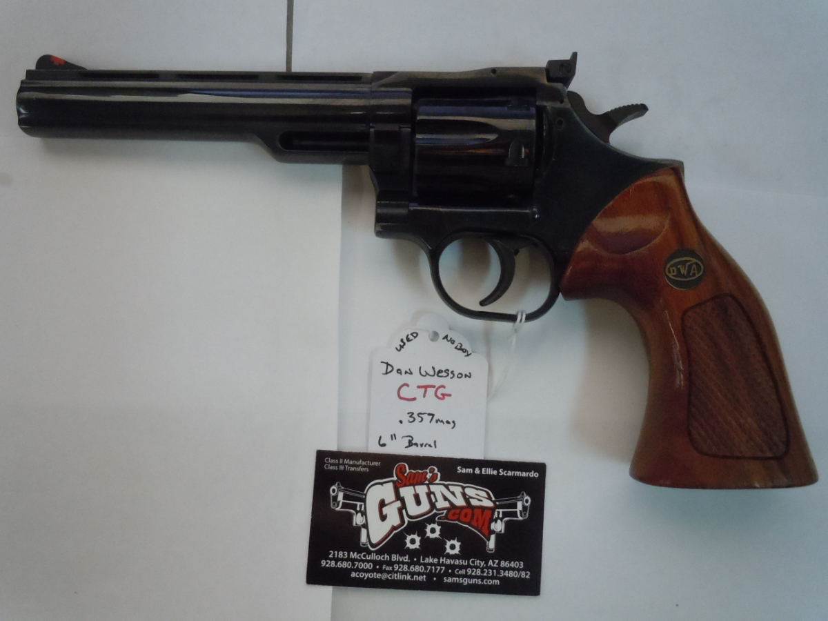 Dan Wesson Model Ctg 6" Vent Rib Barrel Adjustable Rear Sight Orange ...