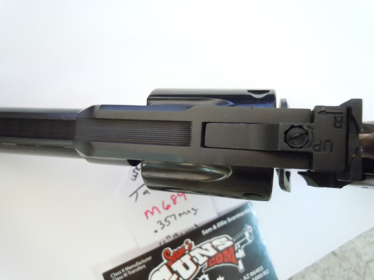 Taurus M689 4" Vent Rib barrel Adjustable rear sight with white outline ...