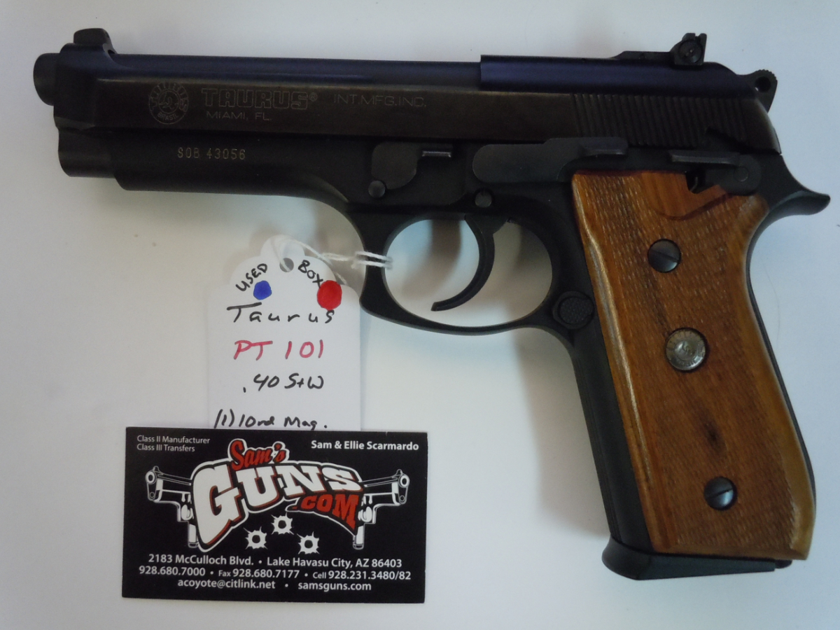 Taurus Pt 101 One 10 Round Magazine Original Box And Instruction Manual ...
