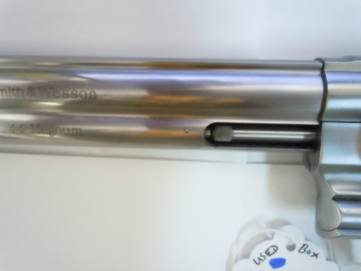 Smith & Wesson Model 629-4 8 3/8" barrel Satin Stainless with wood ...