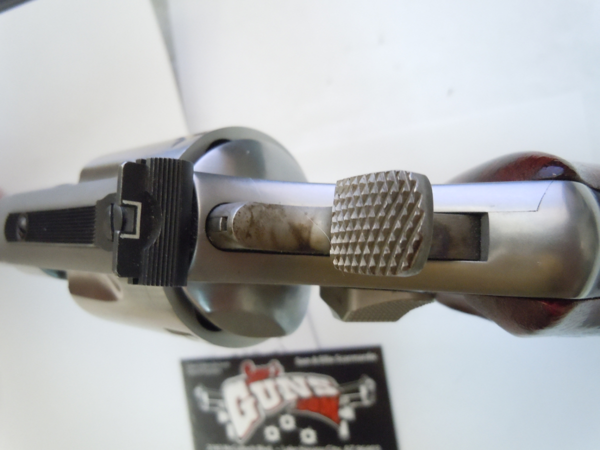 Smith & Wesson Model 629-4 8 3/8" barrel Satin Stainless with wood ...