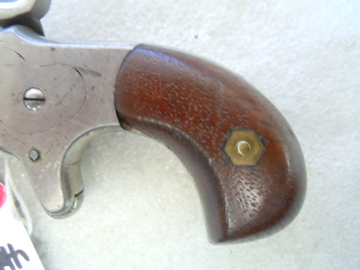 Forehand Arms Spur Trigger 7 shot nickle plated revolver 2 3/8" octagon ...