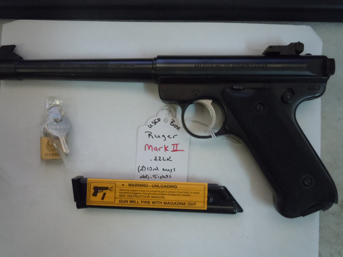 Sturm Ruger Mark Ii Target 6 7/8" Barrel Adjustable Rear Sight Original ...