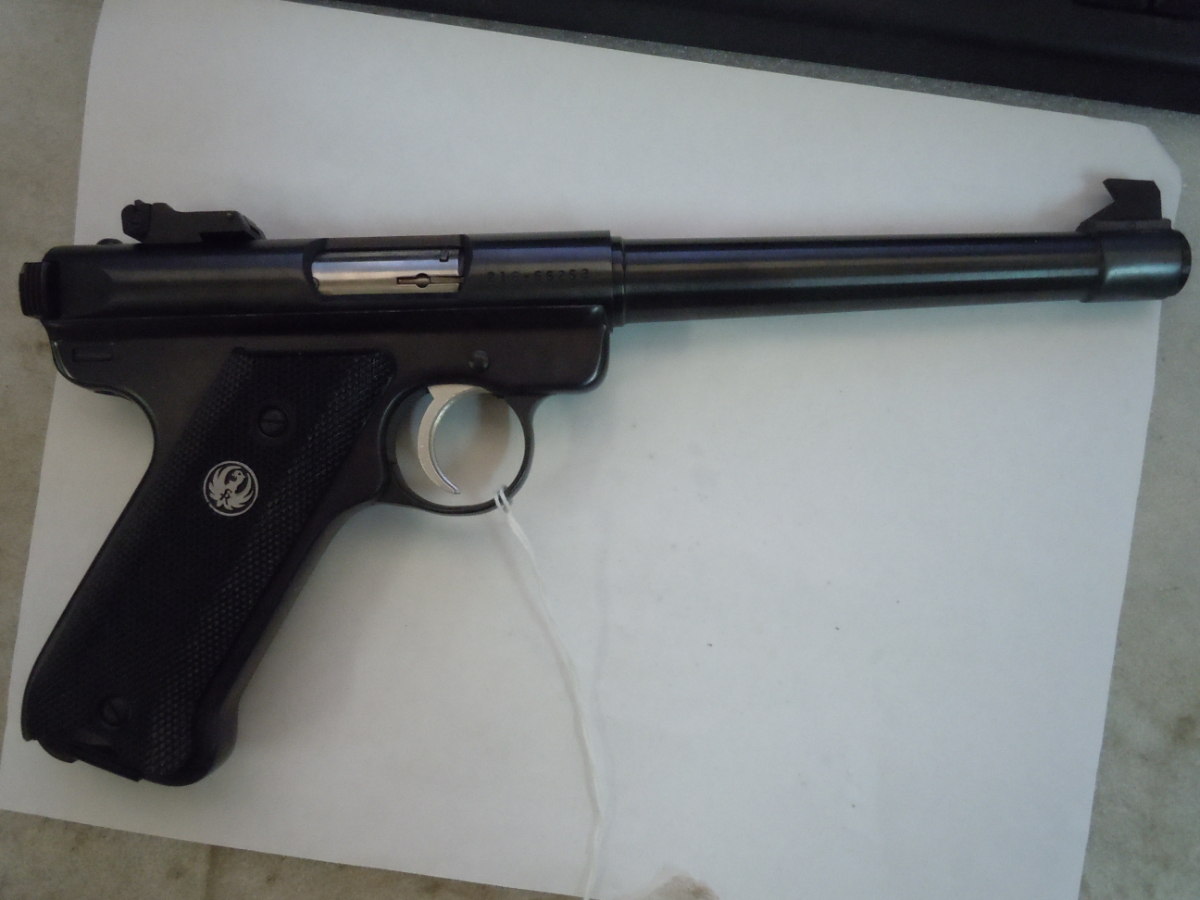 Sturm Ruger Mark Ii Target 6 7/8" Barrel Adjustable Rear Sight Original ...