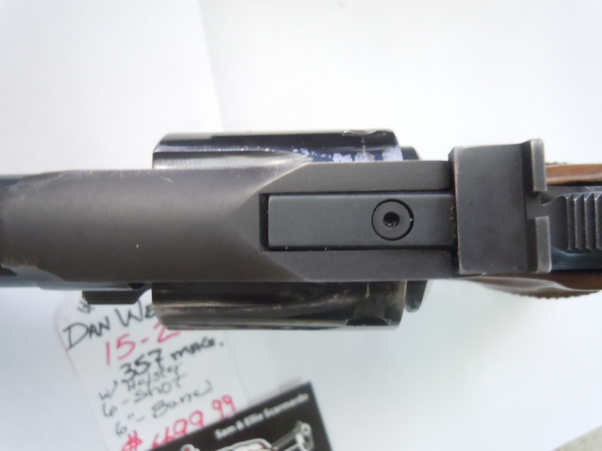 Dan Wesson Model 15v6 Adjustable Rear Sight Vent Rib 6" Cha (Sold ...
