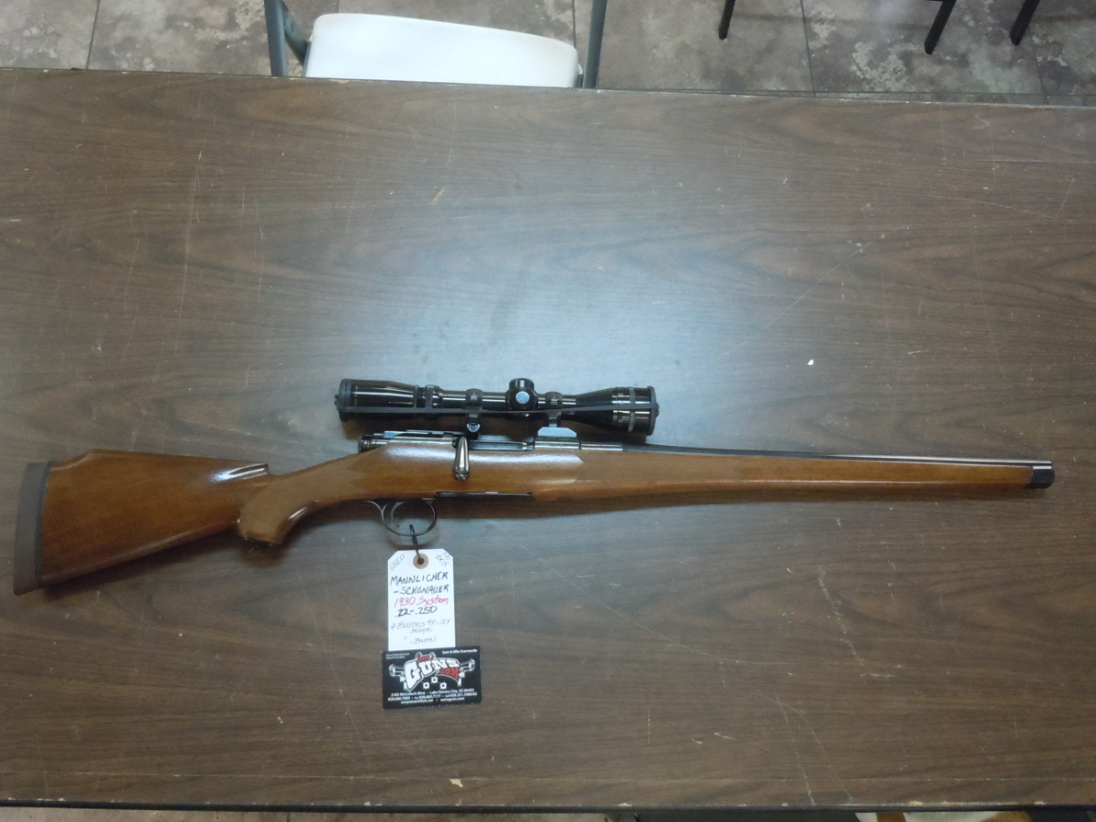 Steyr Mannlicher Custom Mannicher Schonauer 1930 system Burris 4X-12X ...