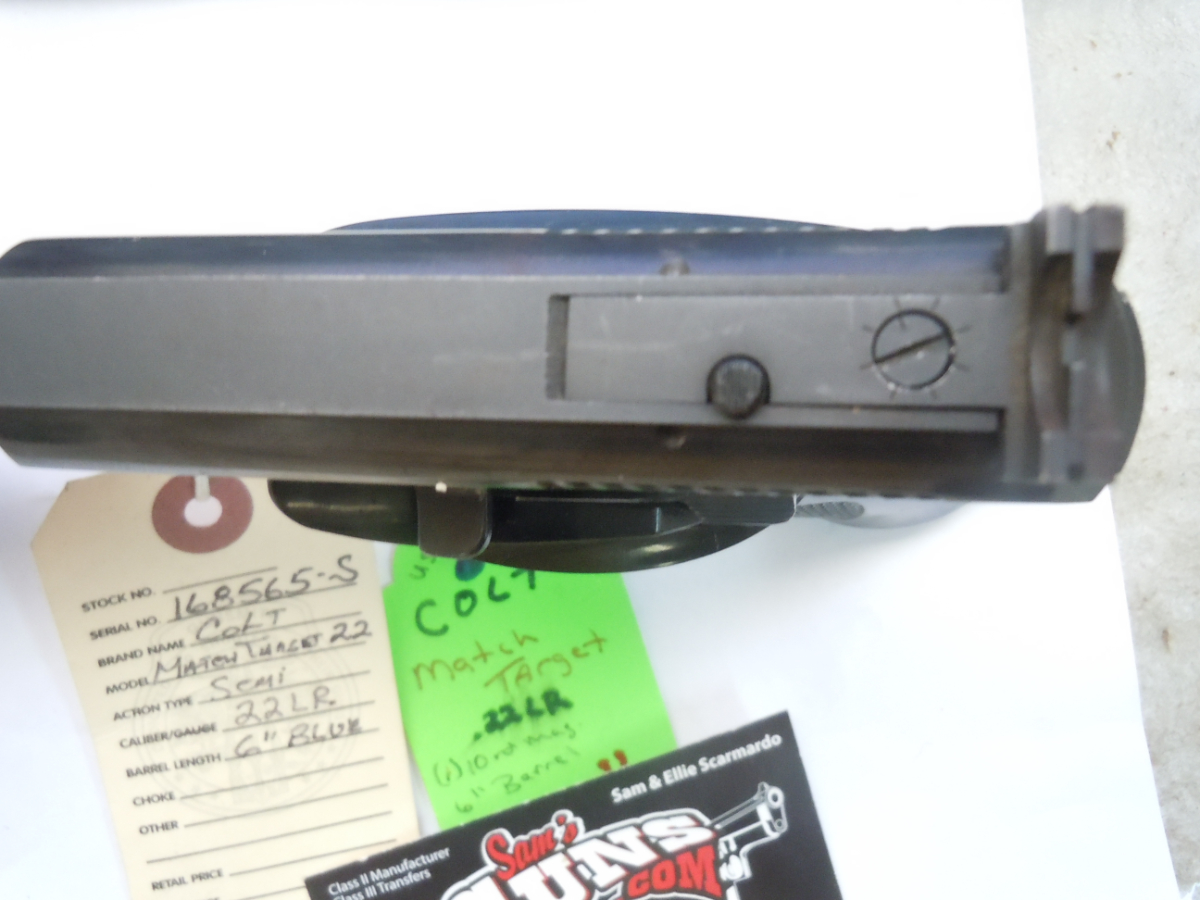 Pictures: Colt Woodsman Match Target 3rd Series Dated 1956 One 10 round ...