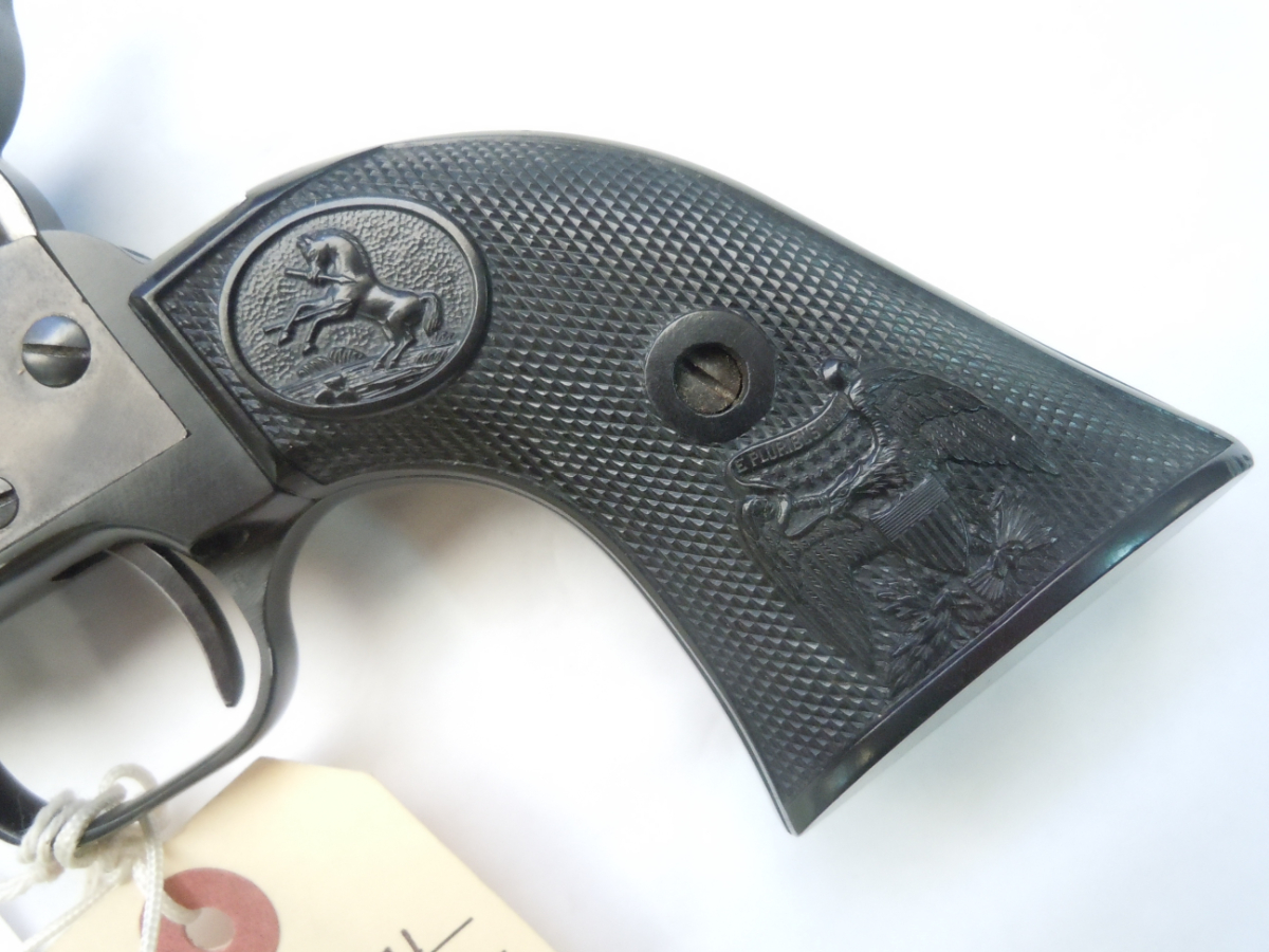 Colt Model peacemaker 6" barrel 6-shot colored case-hardened receiver ...