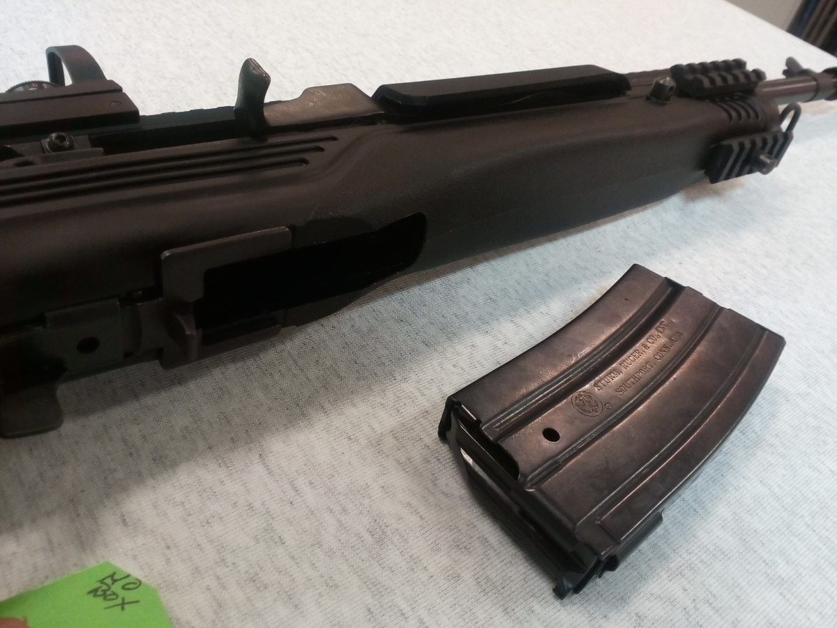 Smith & Wesson Ruger Mini-14 Ranch Rifle w/ folding stock, adjustable ...