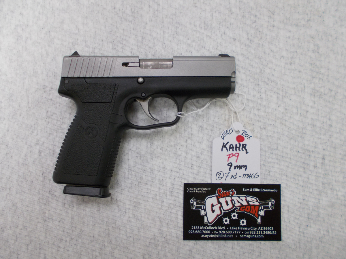 Kahr Arms (Sold)(Sold)(Sold)Kahr P9 Two-Toned W/ (2) 7-Round Mags (C4304-22)(Sold)(Sold)(Sold ...