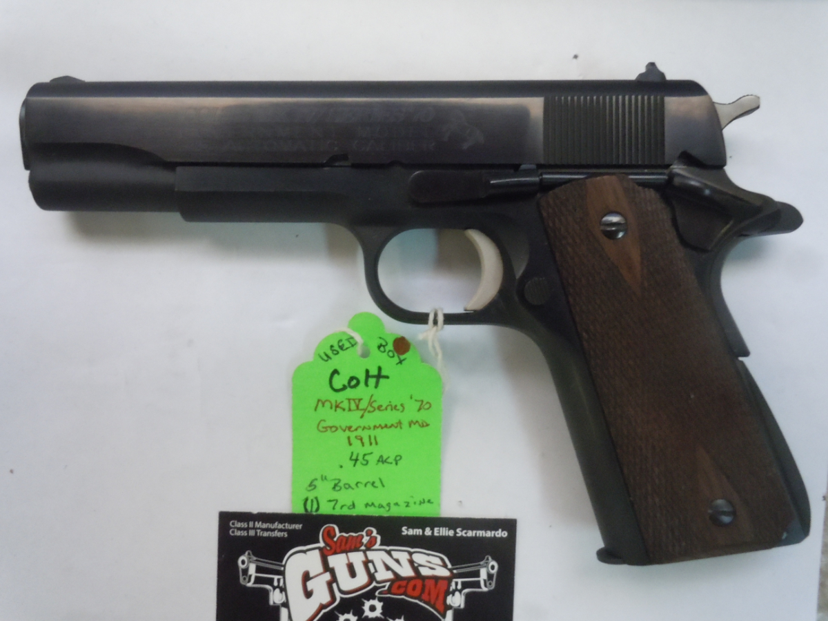 Colt Government 1911 Mk Iv/Series 70 One 7 Round Magazine Original ...