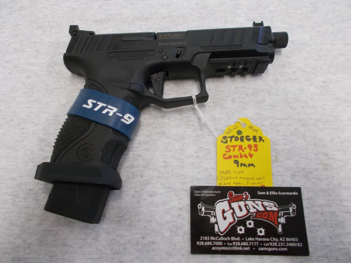 Stoeger STR-9S COMBAT w/ MOS cut, Fiber optic sights, three 20-Round ...
