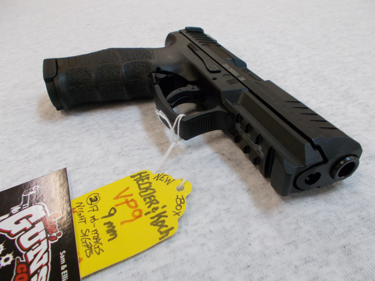 Heckler & Koch Vp9 `Stealth Black` + Two 17-Round Mags, Front Night ...