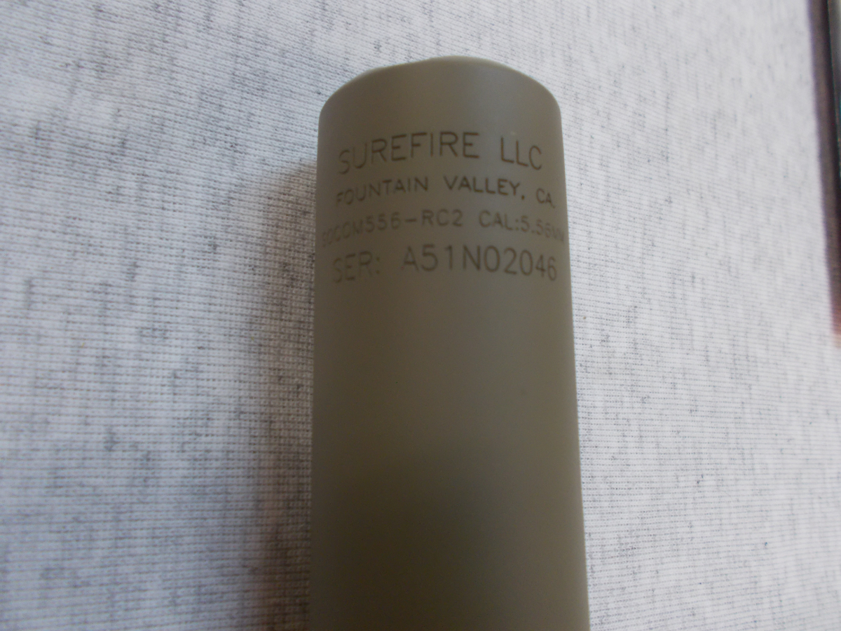 Surefire Socom 556 RC2 Suppressor 5.56mm NATO 17301916 - GunAuction.com