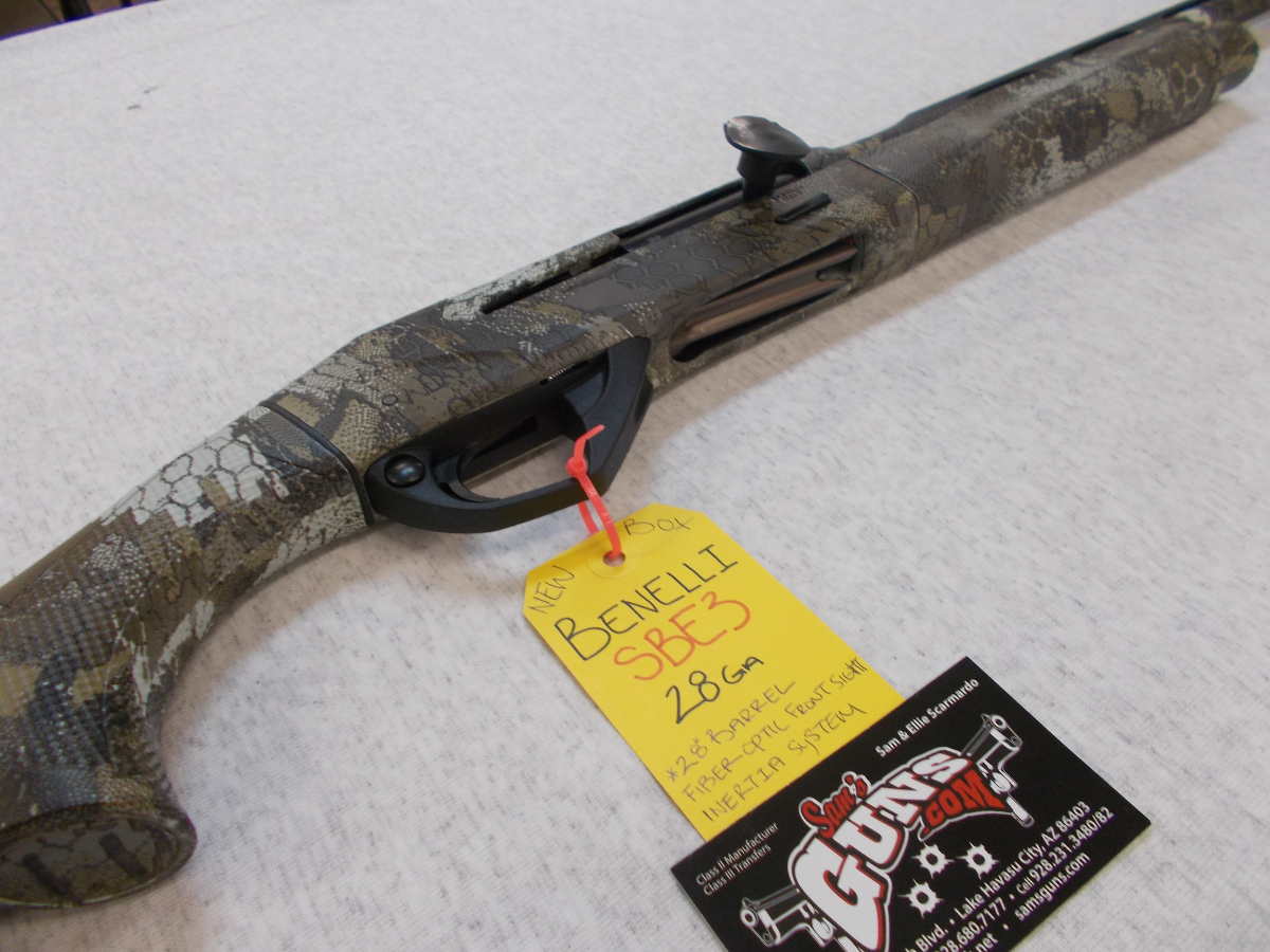 Benelli Super Black Eagle 3 w/ 28" Barrel, fiber optic front sight ...