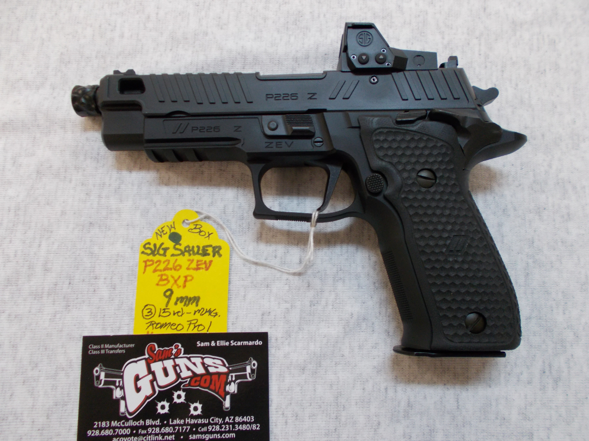 SIG Sauer SIG P226 ZEV BXP TACTICAL MODEL (C4327-22) .22 LR 17310794 ...