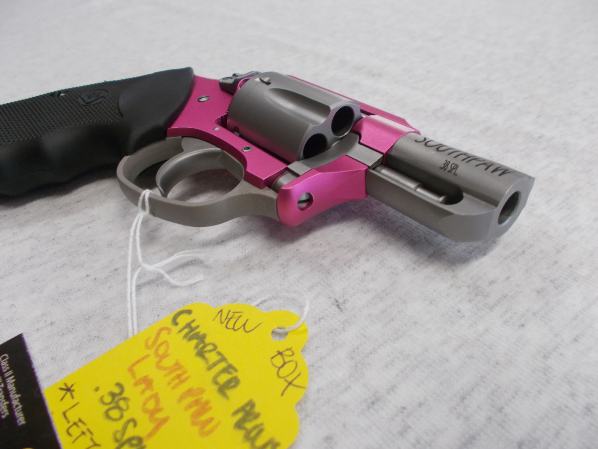 Charter Arms Lady`S Southpaw Pink .38spl Left-Handed Short Barrel ...