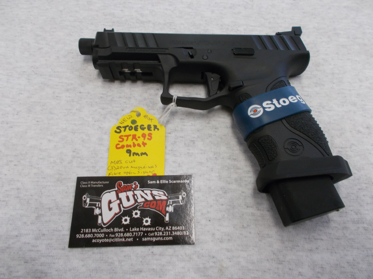 Stoeger STR-9S COMBAT w/ MOS cut, Fiber optic sights, three 20-Round ...