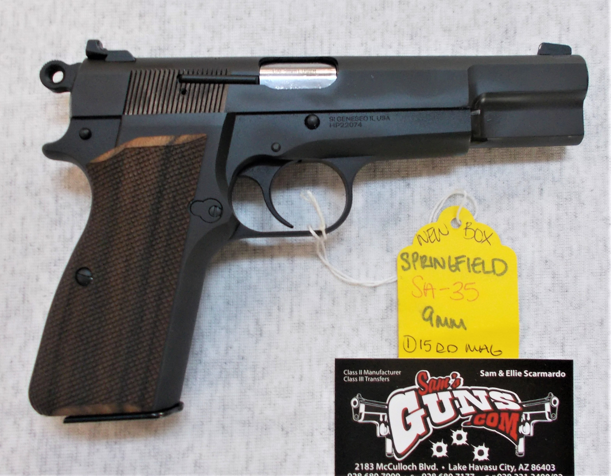 Springfield Sa-35 W/ One 15-Round Mag (C4667-23) Multi 9mm Luger For ...