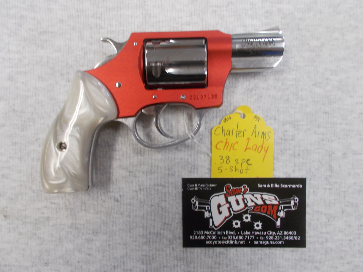 Charter Arms Chic Lady 5-Shot 38spl Revolver (C4913-23) .38 Special For ...