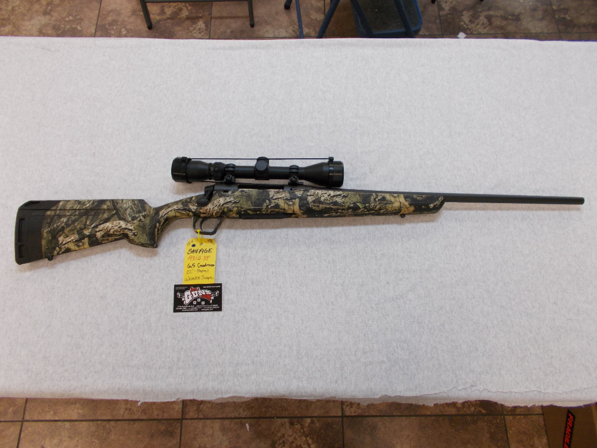 Savage Axis Xp W/ Beaver Scope And 22" Barrel (C4161-22) .22 Lr For ...