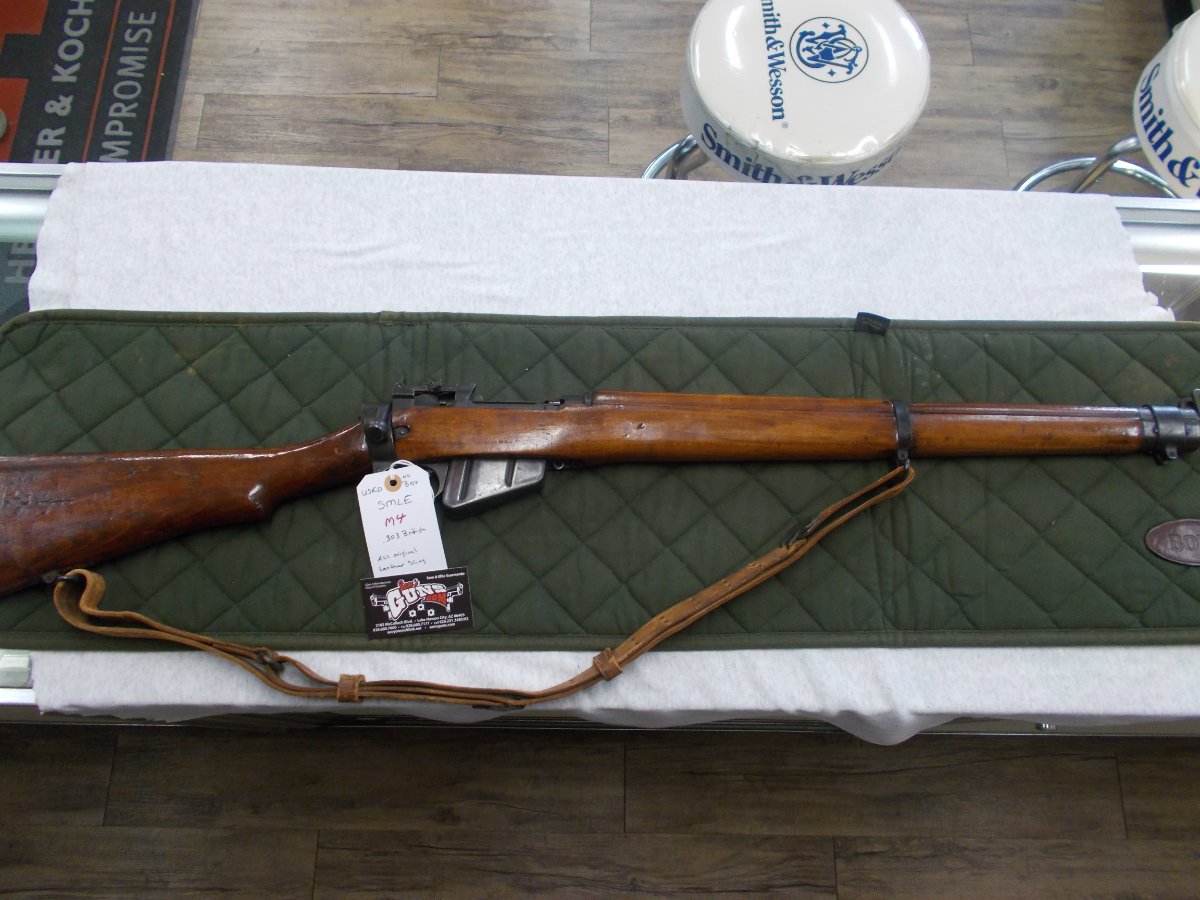 Smle M4 .303 British Rifle Original Furnishing W/ Sling (C5294-24) .303 ...