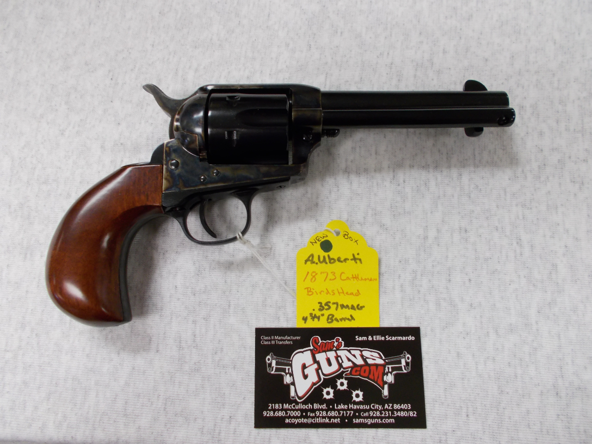 Uberti 1873 Cattleman W/ Birds Head Grip. (C4431-23) .357 Magnum For ...