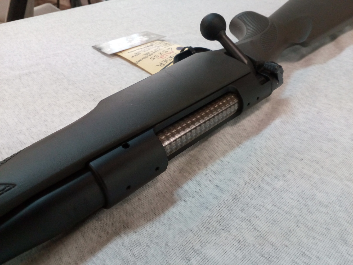 Mauser M12 6.5x55 Black Synthetic Stock W/ Match Trigger, 20" Match ...