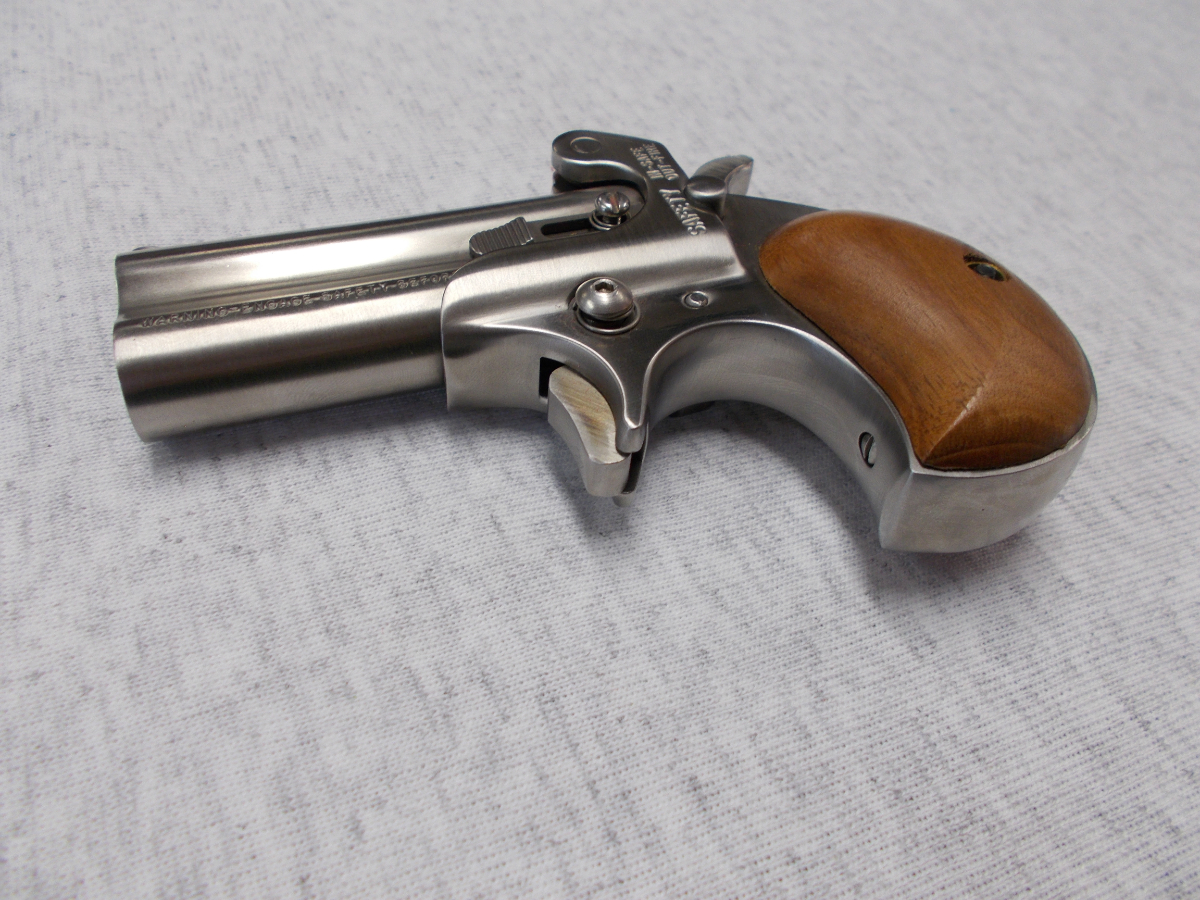 American Derringer Stainless Steel Model 1 .44 Mag & 44 Spl W/ Display ...