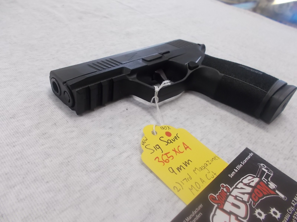 SIG Sauer P365 XCA 9mm Pistol w/ two 17-rd mags & MOA (C5073-23) 9mm ...