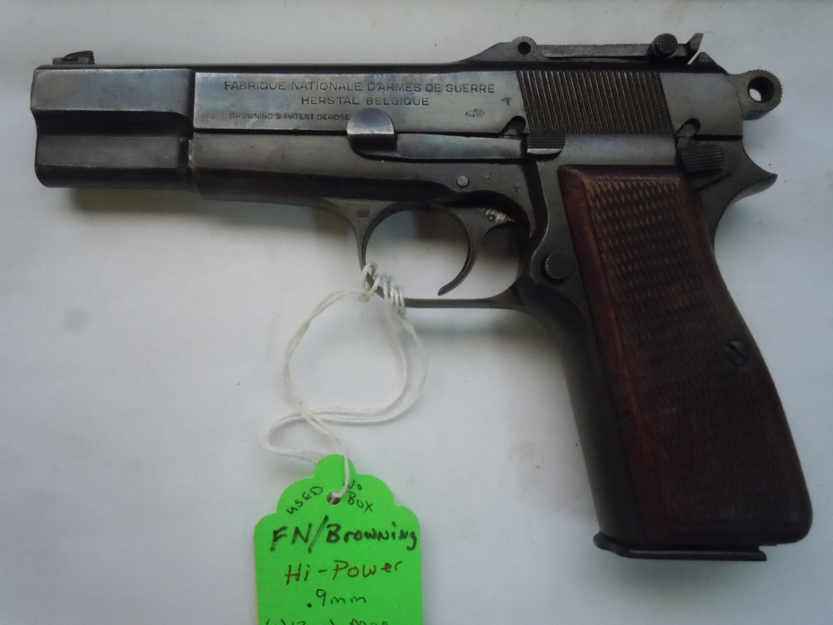 FABRIQUE NATIONALE FN/Browning Hi-Power Pre War Hi-Power with German stamps (C3986-22)