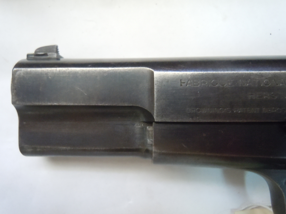 Fabrique Nationale Fn/Browning Hi-Power Pre War Hi-Power With German Stamps (C3986-22) .22 Lr ...