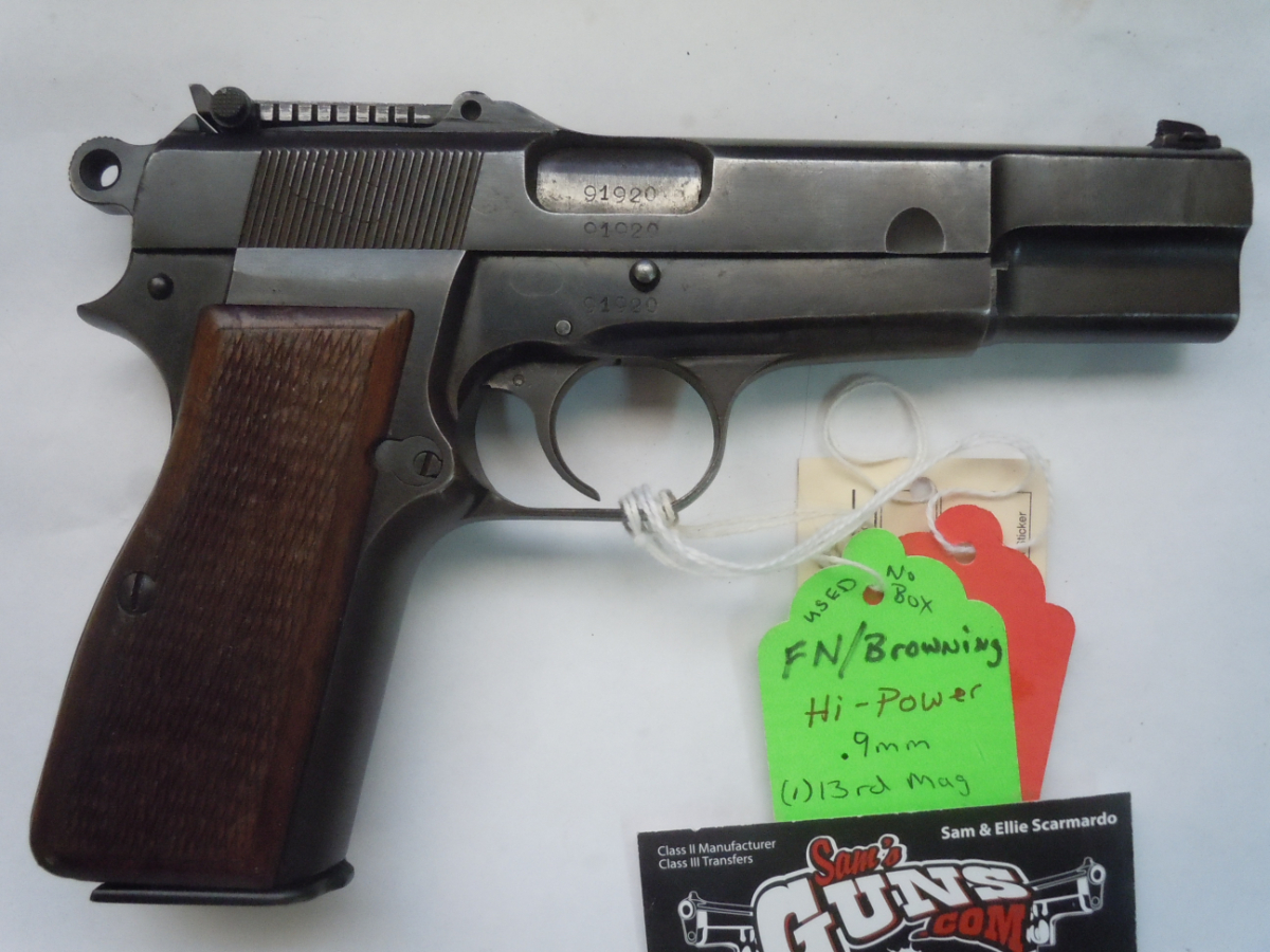 Fabrique Nationale Fn/Browning Hi-Power Pre War Hi-Power With German Stamps (C3986-22) .22 Lr ...