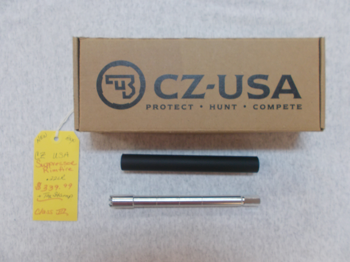 Cz Usa Suppressor Rimfire For 22lr .22 Lr For Sale at GunAuction.com ...