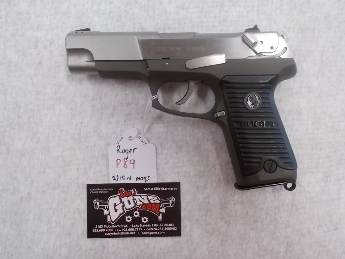 Ruger P89 W/ Two 15-Rd Mags (C5637-25) .25 Acp For Sale at GunAuction ...
