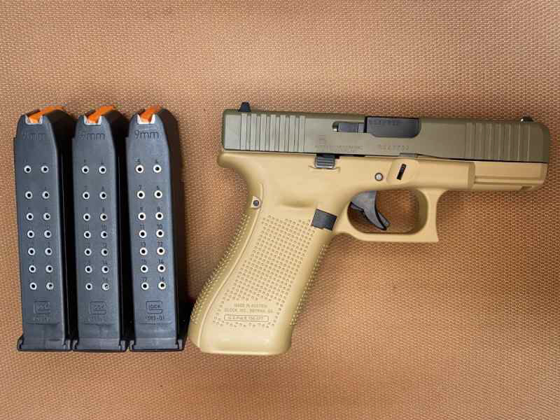 Glock 45 Gen5 Dark Desert Earth .45 Acp For Sale at GunAuction.com ...