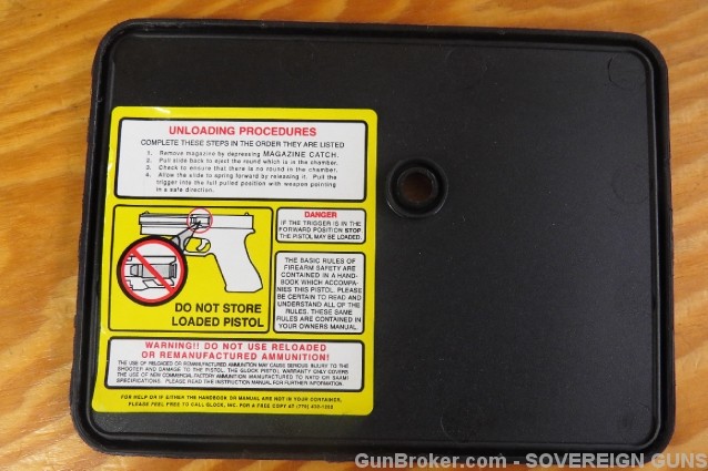Glock Pistol Box Original Old Style Case 14498602 - GunAuction.com
