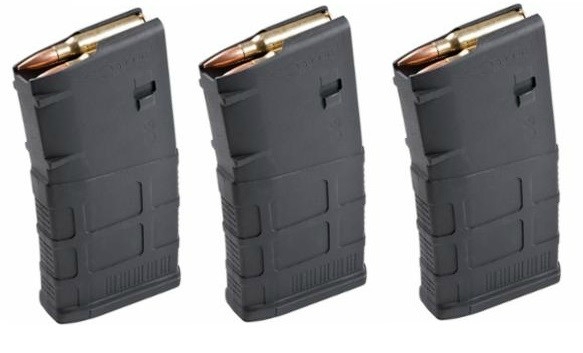 3 MAGPUL PMAG AR-10 308 Magazines 20rd P-MAG Black