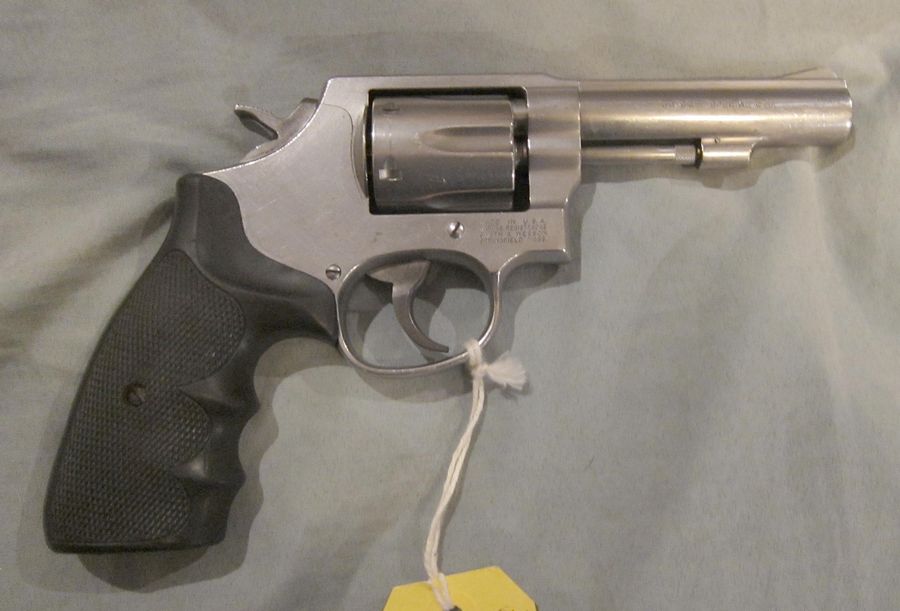 Smith & Wesson S&W 64-6 38 Special Stainless Steel 4 Inch .38 Special ...