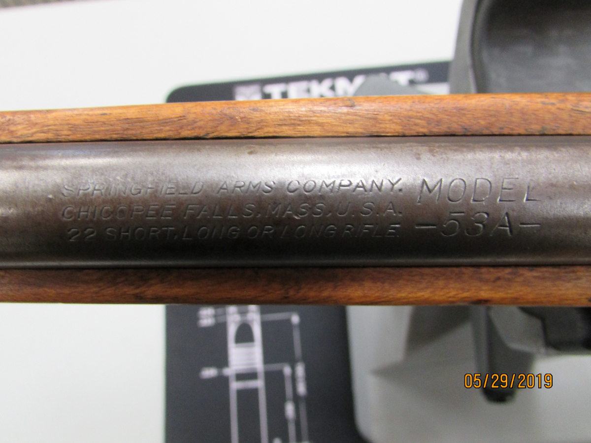 Springfield Arms Model 53a .22 Lr For Sale at GunAuction.com - 16616875