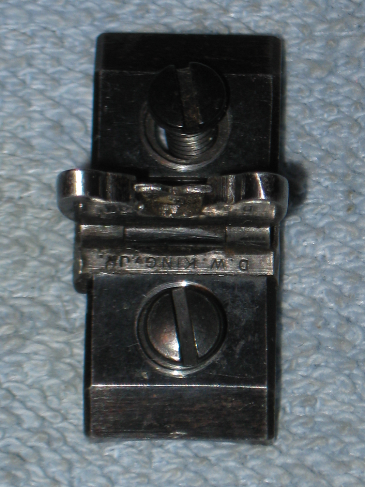 Vintage Remington Models 8 Or 81 D.W.King Semi-Buckhorn Rear Sight W ...
