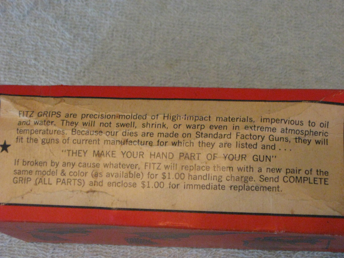 Fitz Vintage Accu-Riser Model Agu For Colt 1911 & 1911a1 Models ...