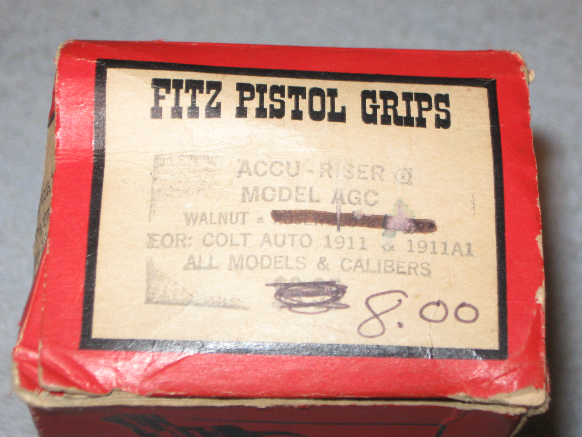 Fitz Vintage Accu-Riser Model Agu For Colt 1911 & 1911a1 Models ...