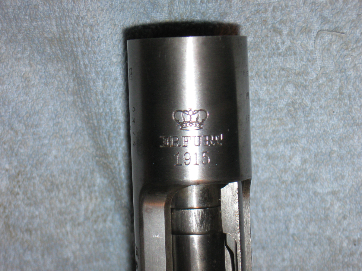 Mauser-Erfurt 1915 Kar 98 Complete Receiver For Sale at GunAuction.com ...