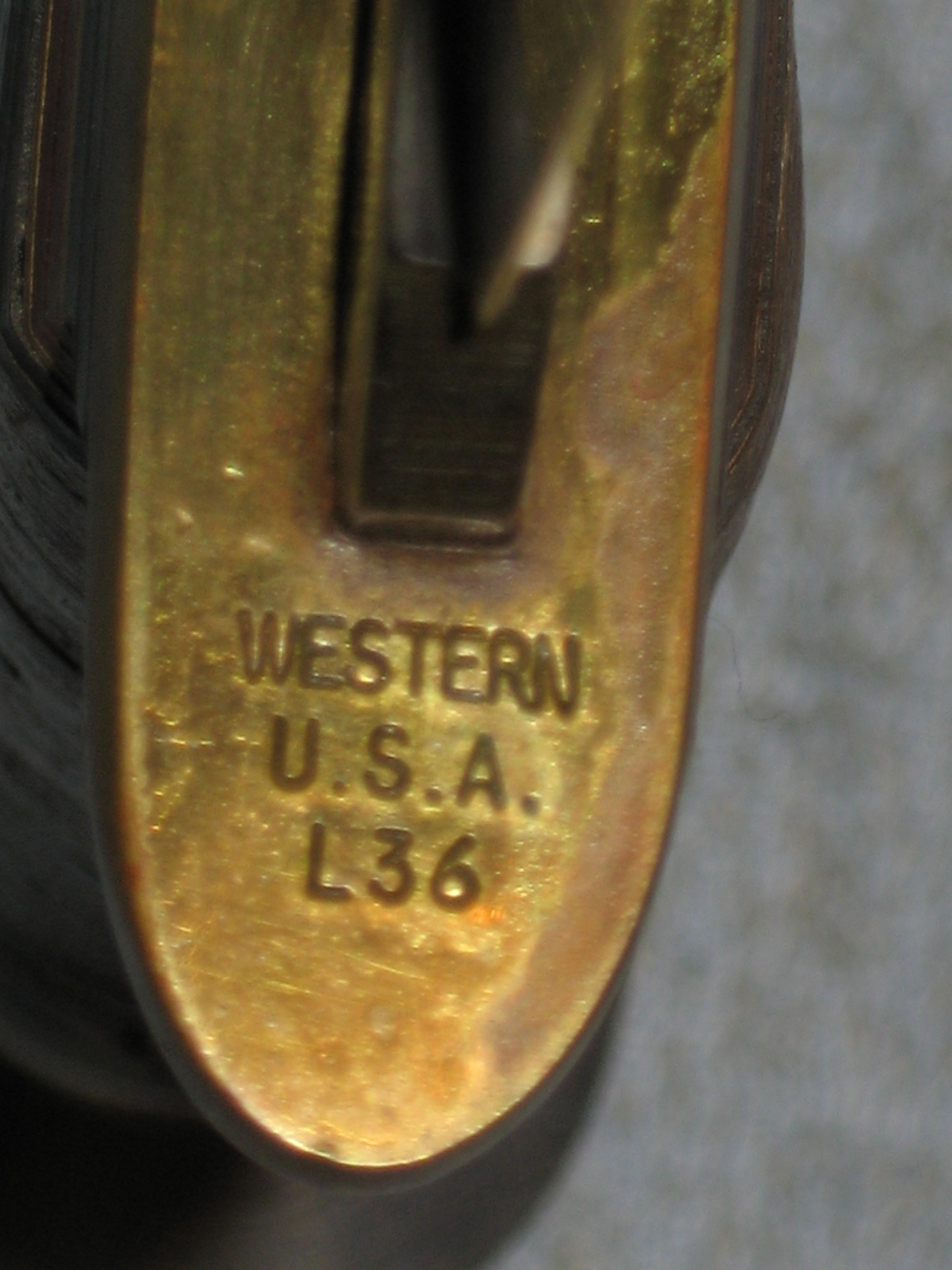 Western Cartridge Company MODEL L36 KNIFE (MFG. 1968-1977) 15783578 ...