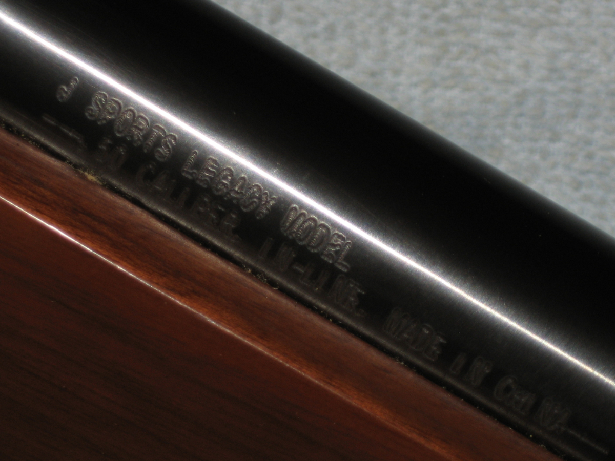 J. Sports Legacy Model In-Line W/Take-Down Tools For Sale at GunAuction ...
