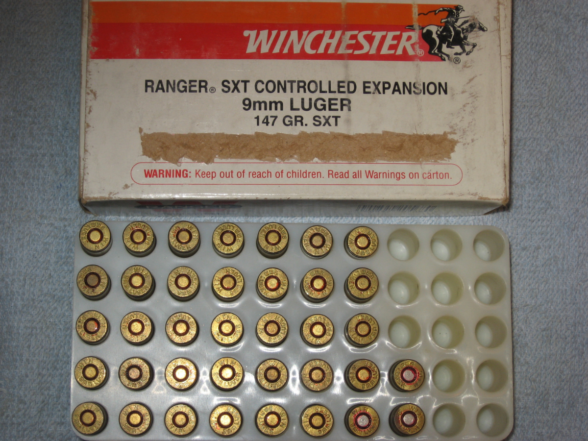 Winchester Ranger Sxt Controlled Expansion 147 Gr. (Original Black ...